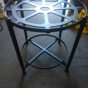 Handcrafted Round Circle Iron Metal Table FRAME ONLY | Etsy