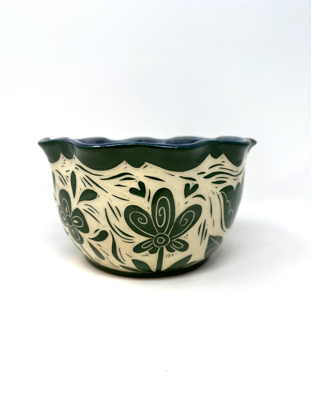 Carved Os Rosemaling Bowl - Etsy