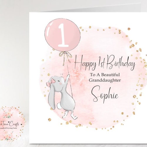 Personalised Birthday Card 1st 2nd 3rd 4th 5th 6th 7th Etsy Uk