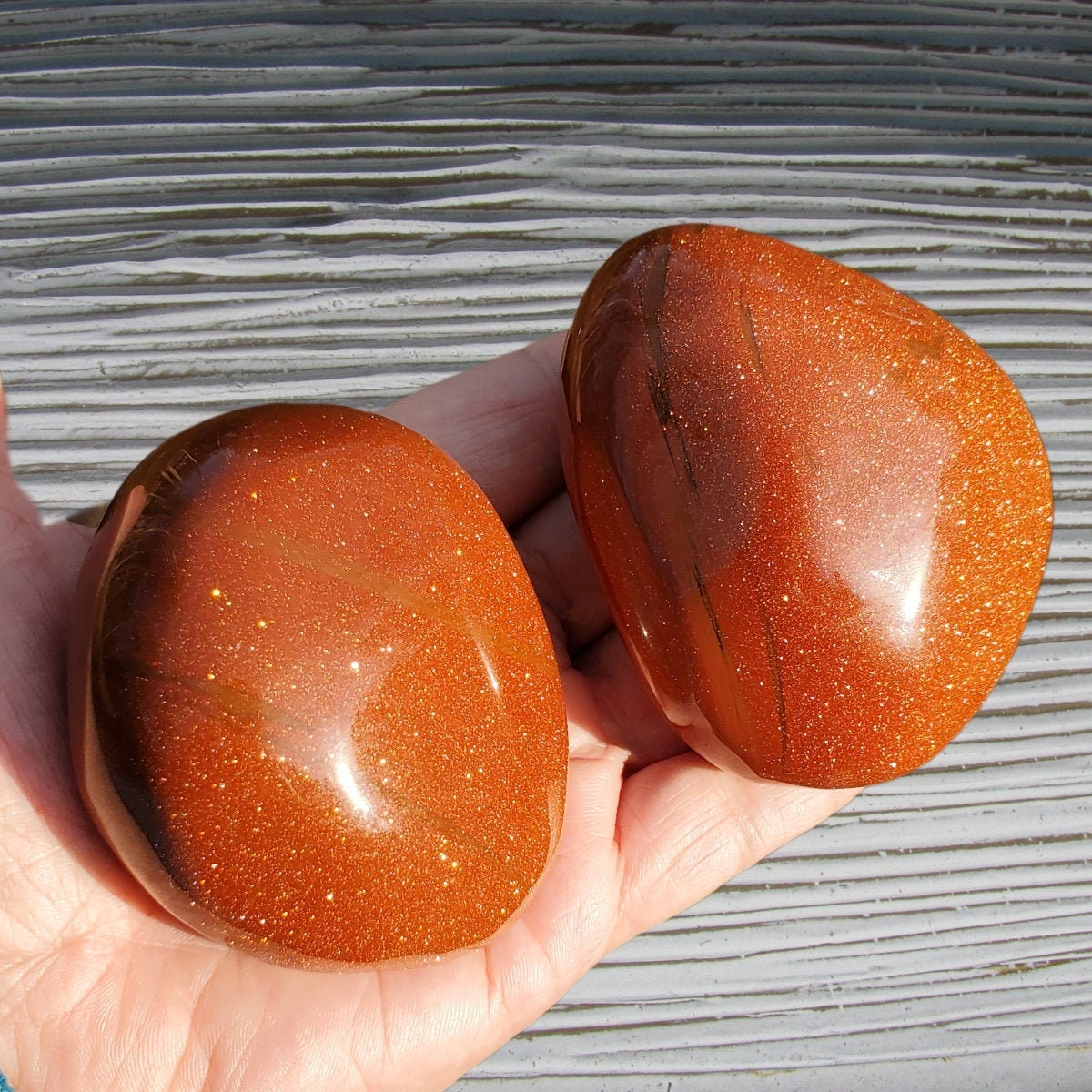 Red Goldstone Therapy Stones Goldstone Large Tumbled | Etsy