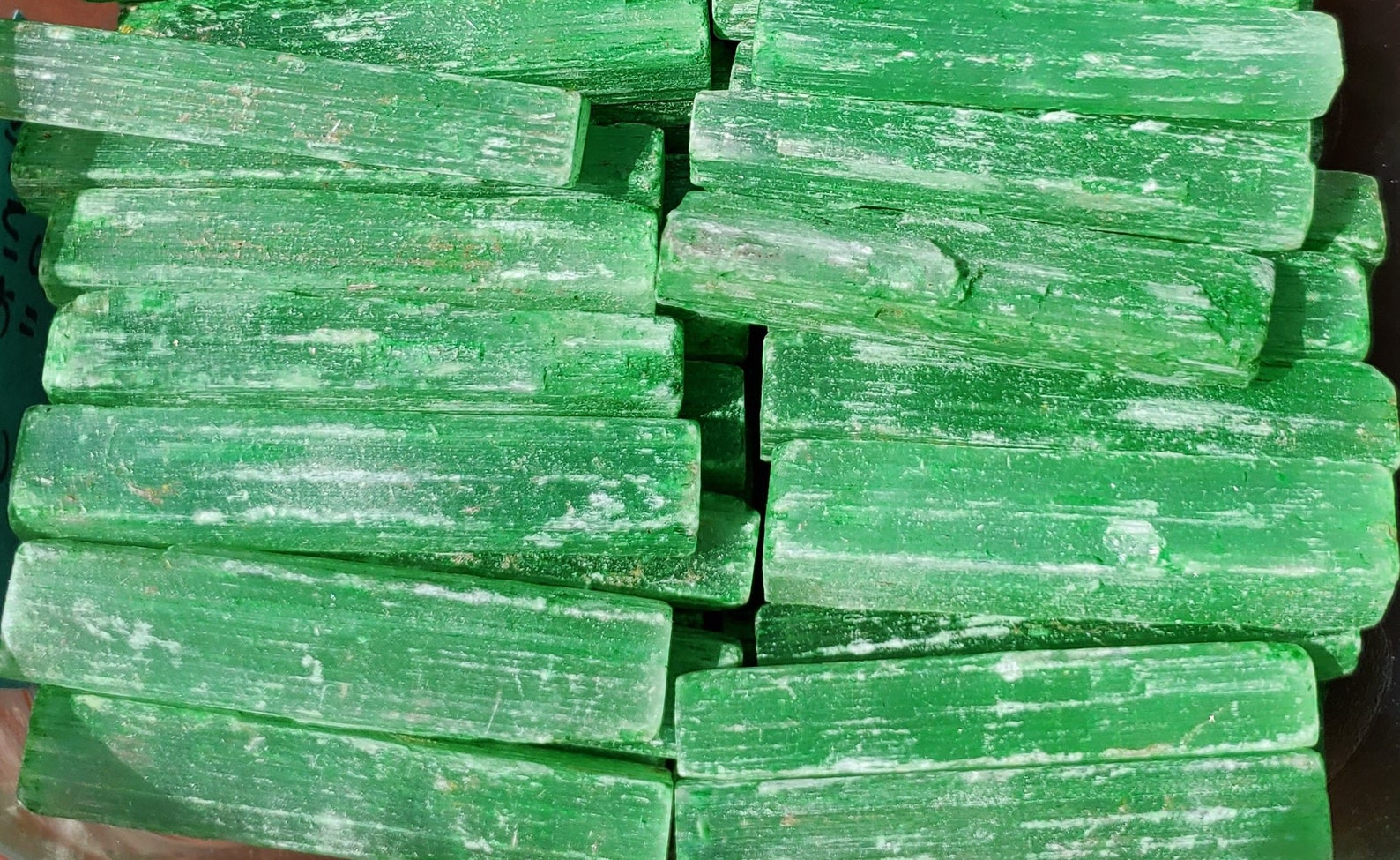 Rainbow Selenite Rods - Gypsum - 3" Satin Spar Selenite - Selenite ...