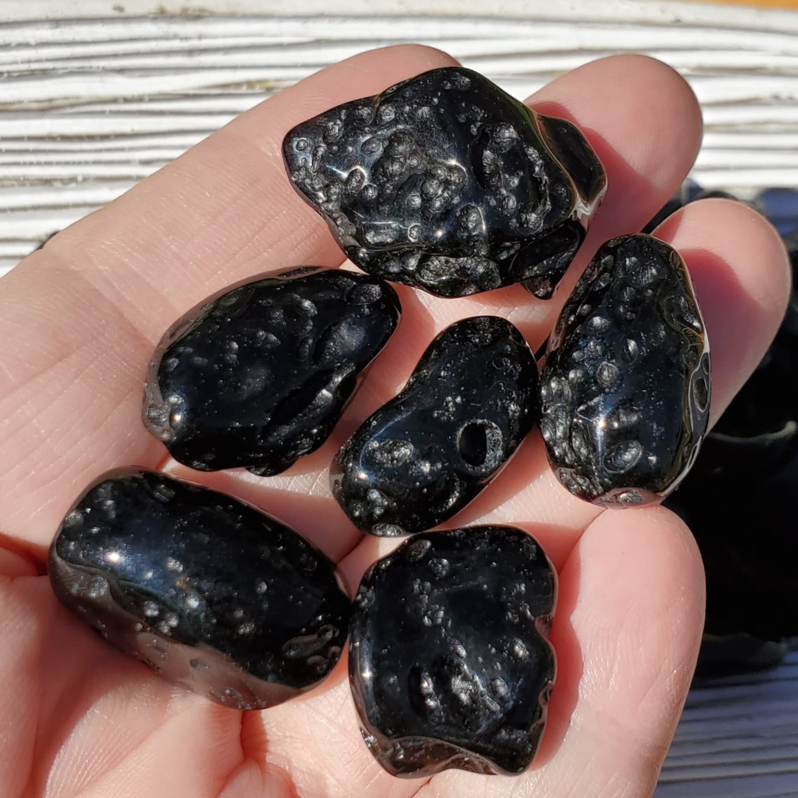Tektite Stone Tumbled Tektite Black Tektite Tektite | Etsy