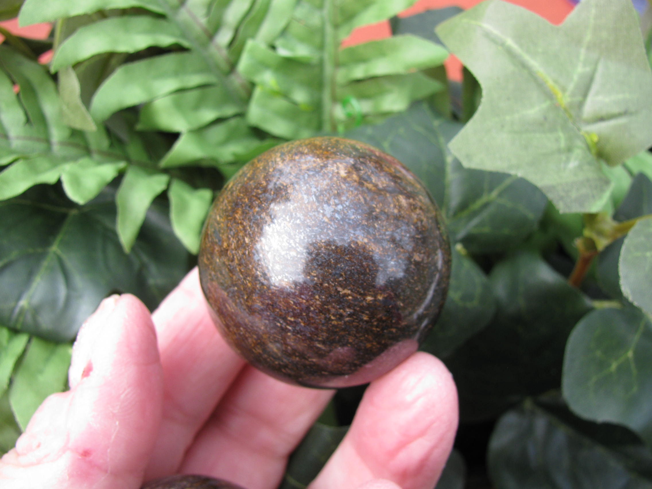 Bronzite Sphere Natural Bronzite Gemstone Sphere Healing - Etsy