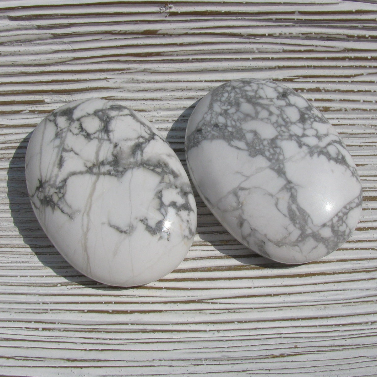 Howlite Stone White Howlite White Howlite Stone Piedra | Etsy