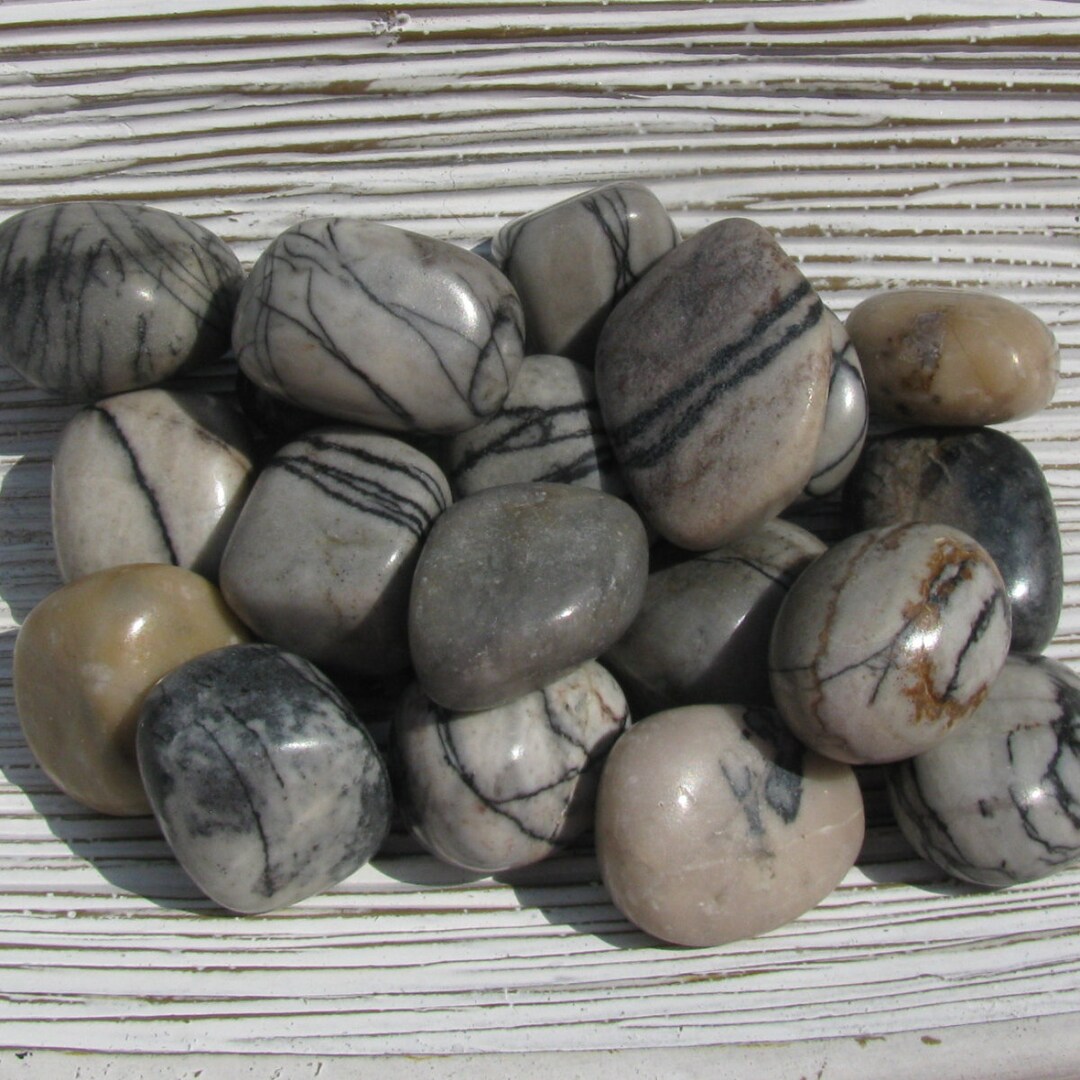Picasso Jasper Tumbled - Tumbled Stones - Picasso Jasper - Marble ...