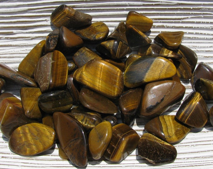 Tiger Eye Golden Tiger Eye Tumbled Stone Golden Tigers Eye Tiger's Eye ...