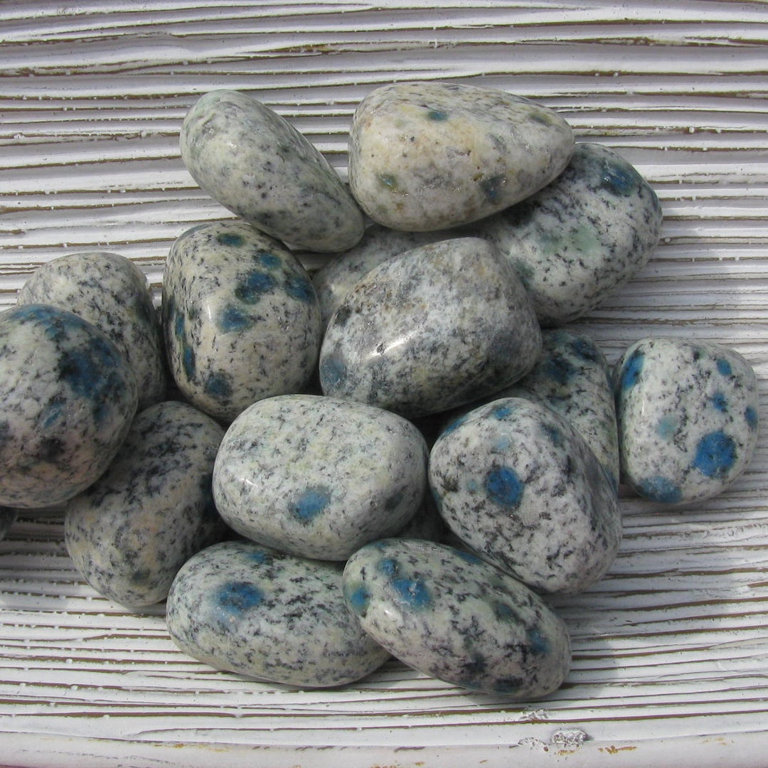 K2 - Tumbled K2 - K2 Granite Azurite - Tumbled Stones - Healing Stone ...