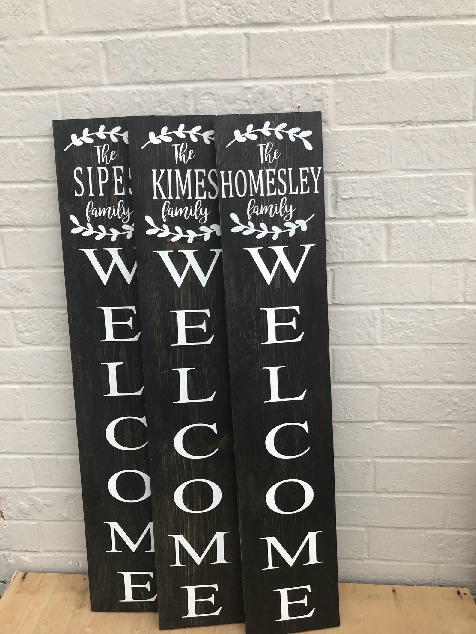 Tall Personalized Porch Sign 5 Ft Tall Welcome Sign Welcome | Etsy