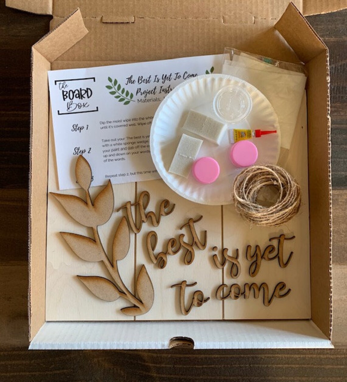 Craft Kit DIY Sign Kit Make Your Own Wood Sign Craft Kit - Etsy