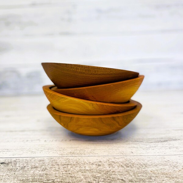 Hand Turned Wood Bowls - Etsy