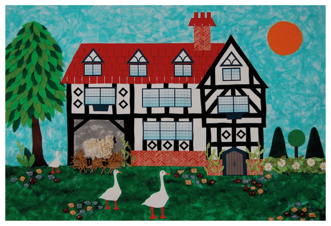 Collage Kits With Music Tudor House - Etsy