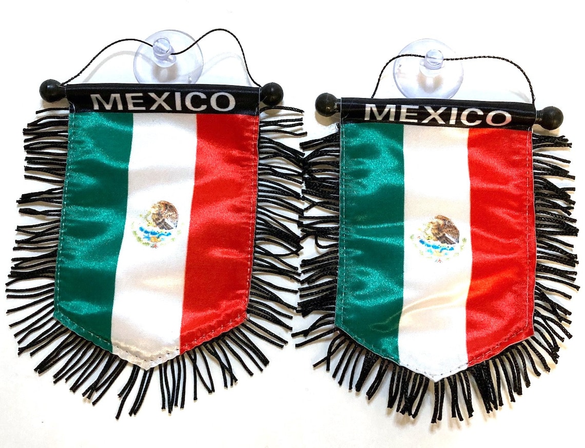 Bandera de México pequeña Mini Banners accesorios para - Etsy México