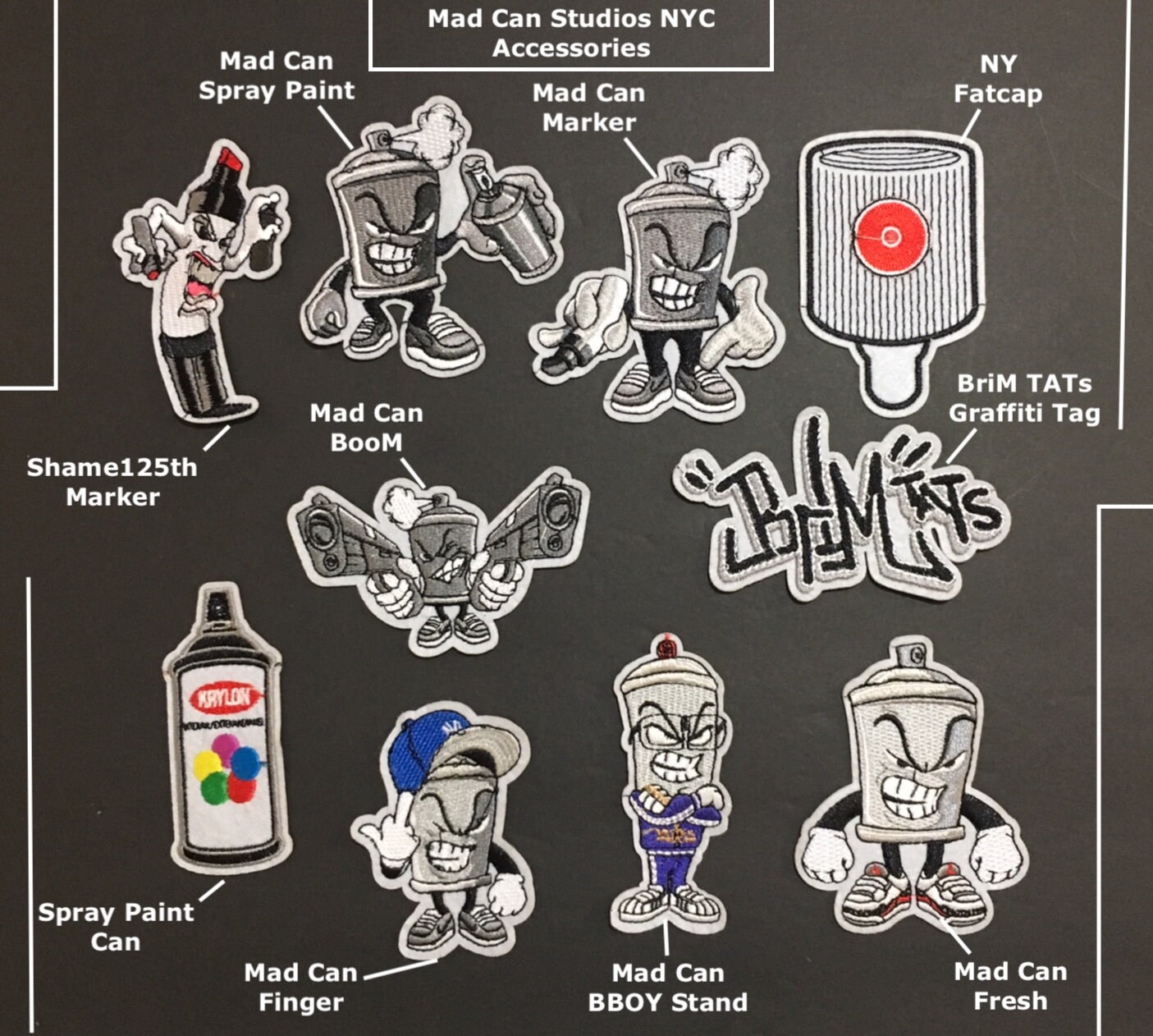 10pc Graffiti Street Art Urban Artist Inspired Original | Etsy