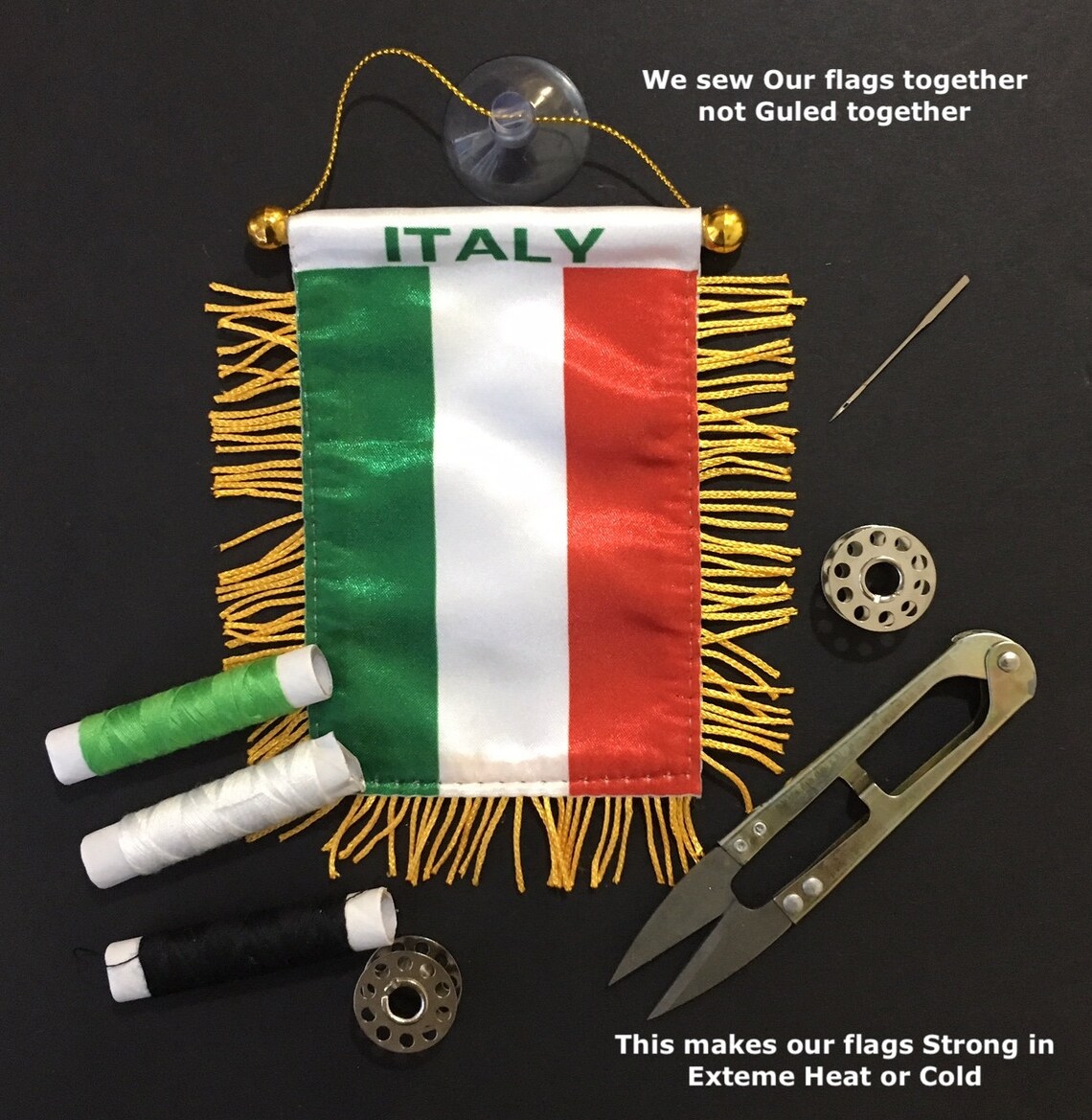 Car Flags Italy Italian Flag Designs Italian Flag for Cars - Etsy