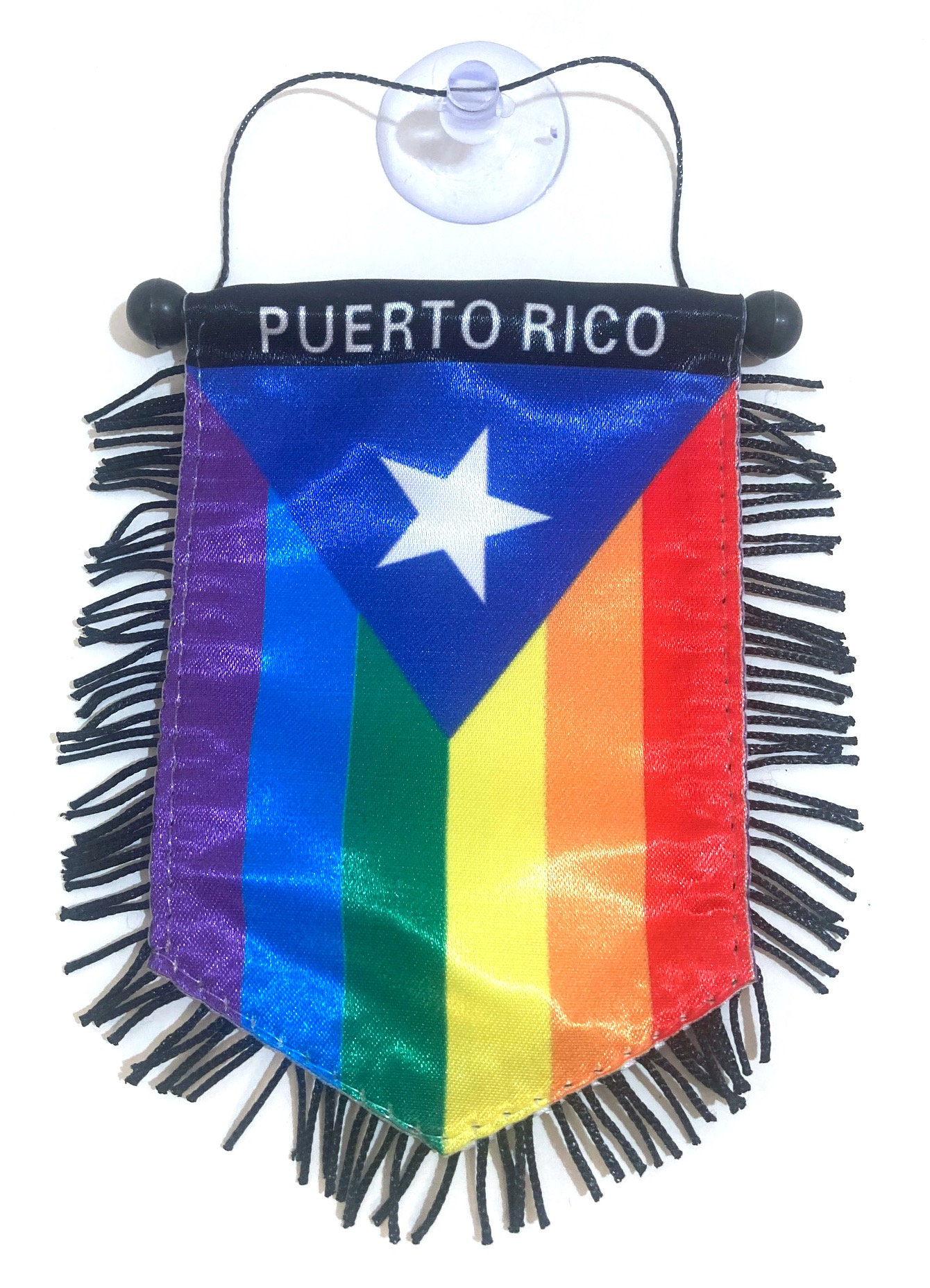 Puerto Rico LGBT Rainbow Flag for Automobile Cars Home Small - Etsy