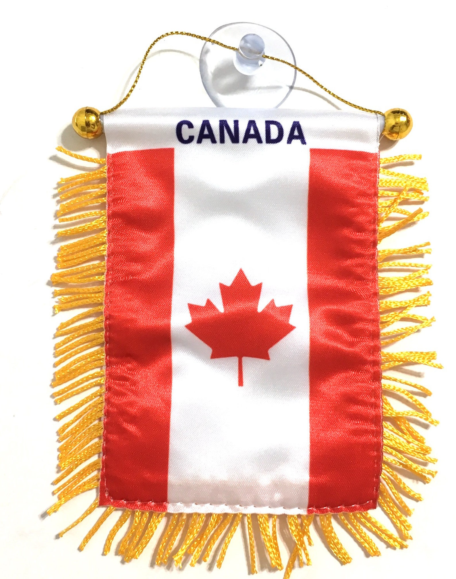 Canada Flag Small Mini Banner Quality Stick Glass Quick and - Etsy