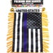 Thin Blue Line Flag American USA Mini Flag for Automobile - Etsy