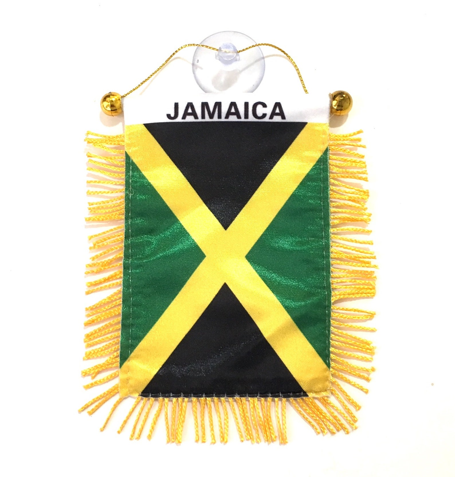 Jamaica Jamaican Flag Quality Hand Made Mini Banners - Etsy