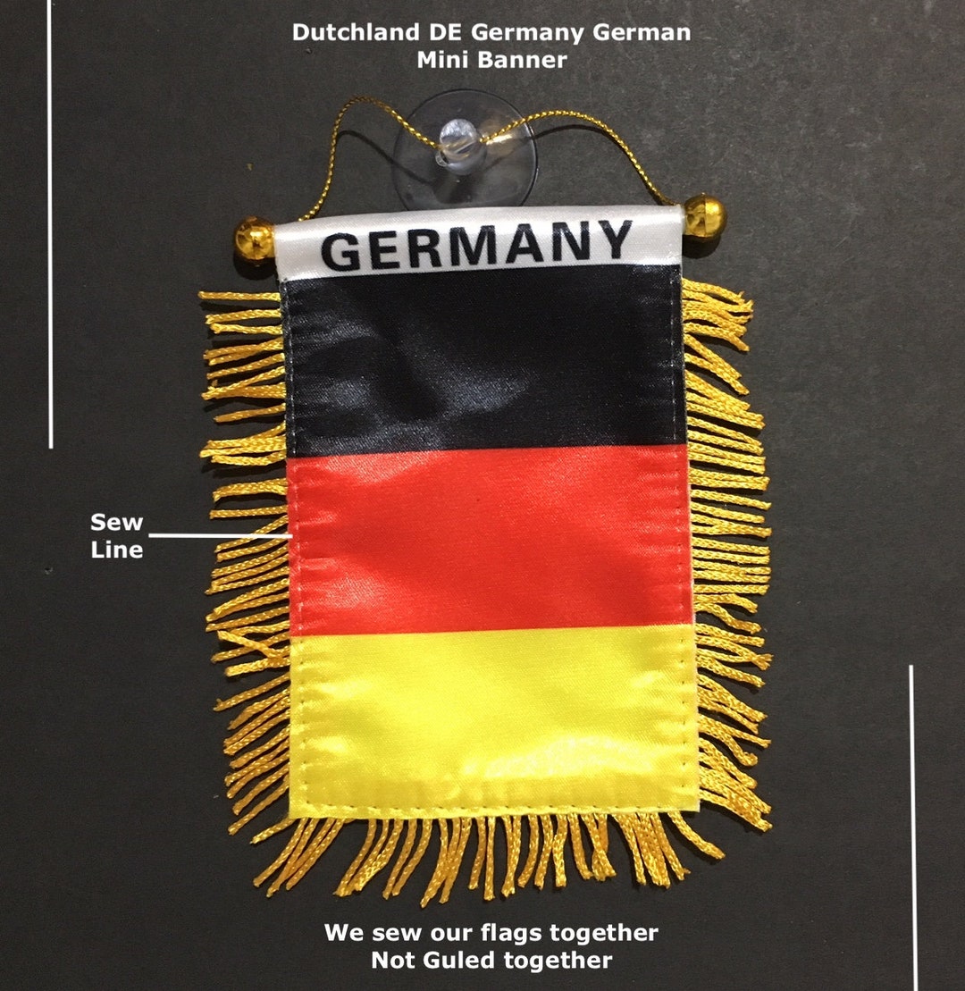 Car Flags German Germany Flag Well Made Flag Good Quality Fabric Sewn ...