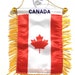 Canada Flag Small Mini Banner Quality Stick Glass Quick and Easy CA ...