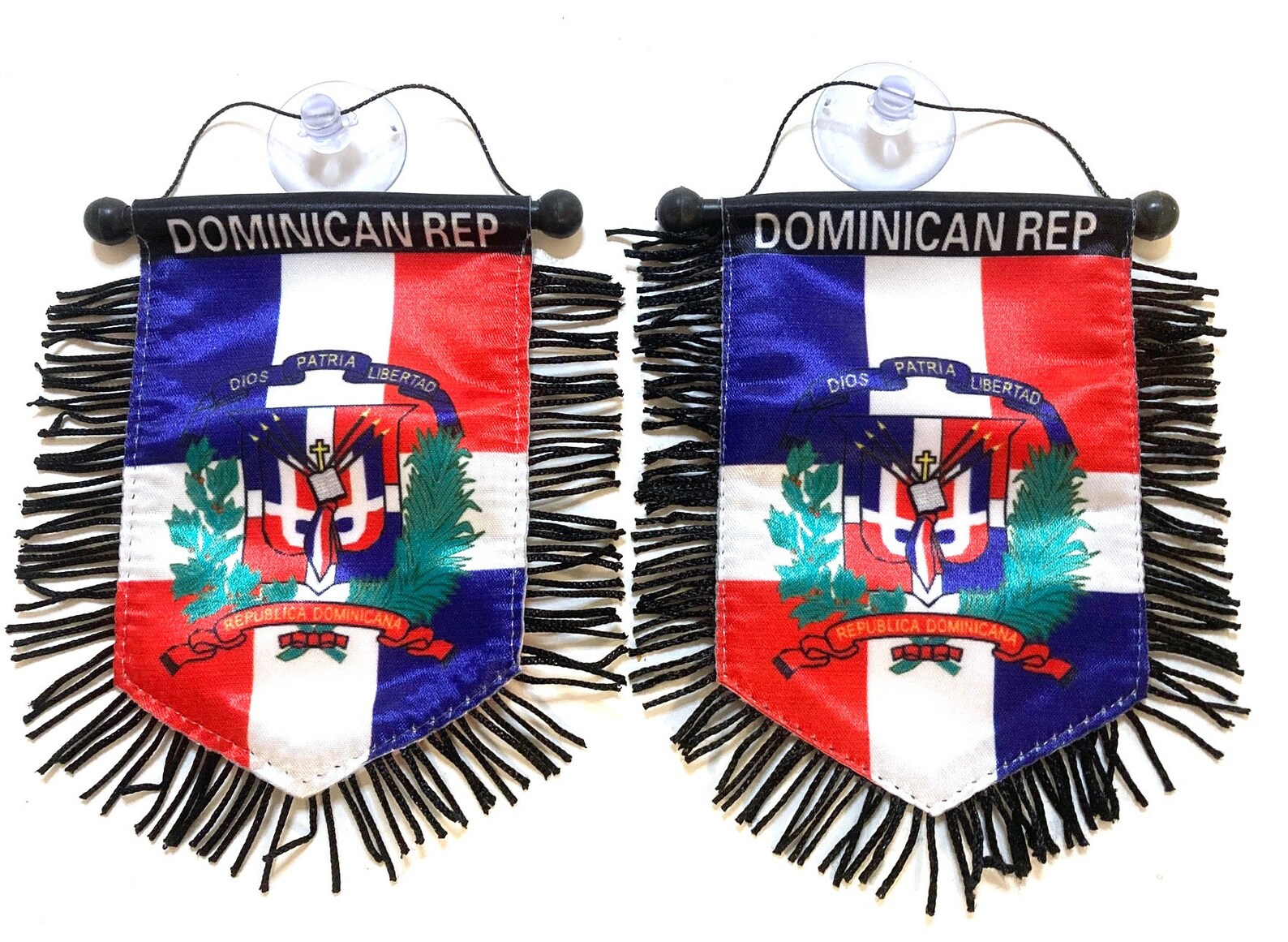 Bandera dominicana pequeña Mini Banners accesorios para - Etsy España