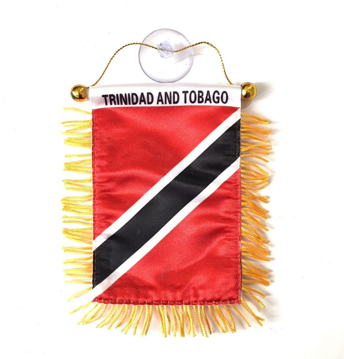 Car flags Trinidad Tobago Flag small mini banner Quality Stick | Etsy