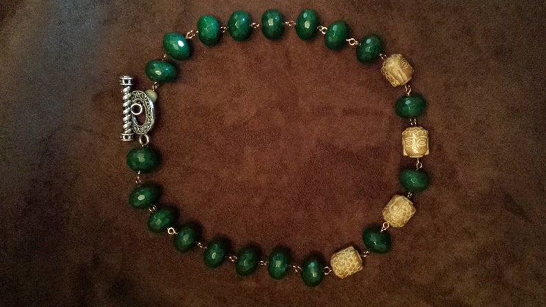 Carved Jade Designer Made Necklace. - Etsy
