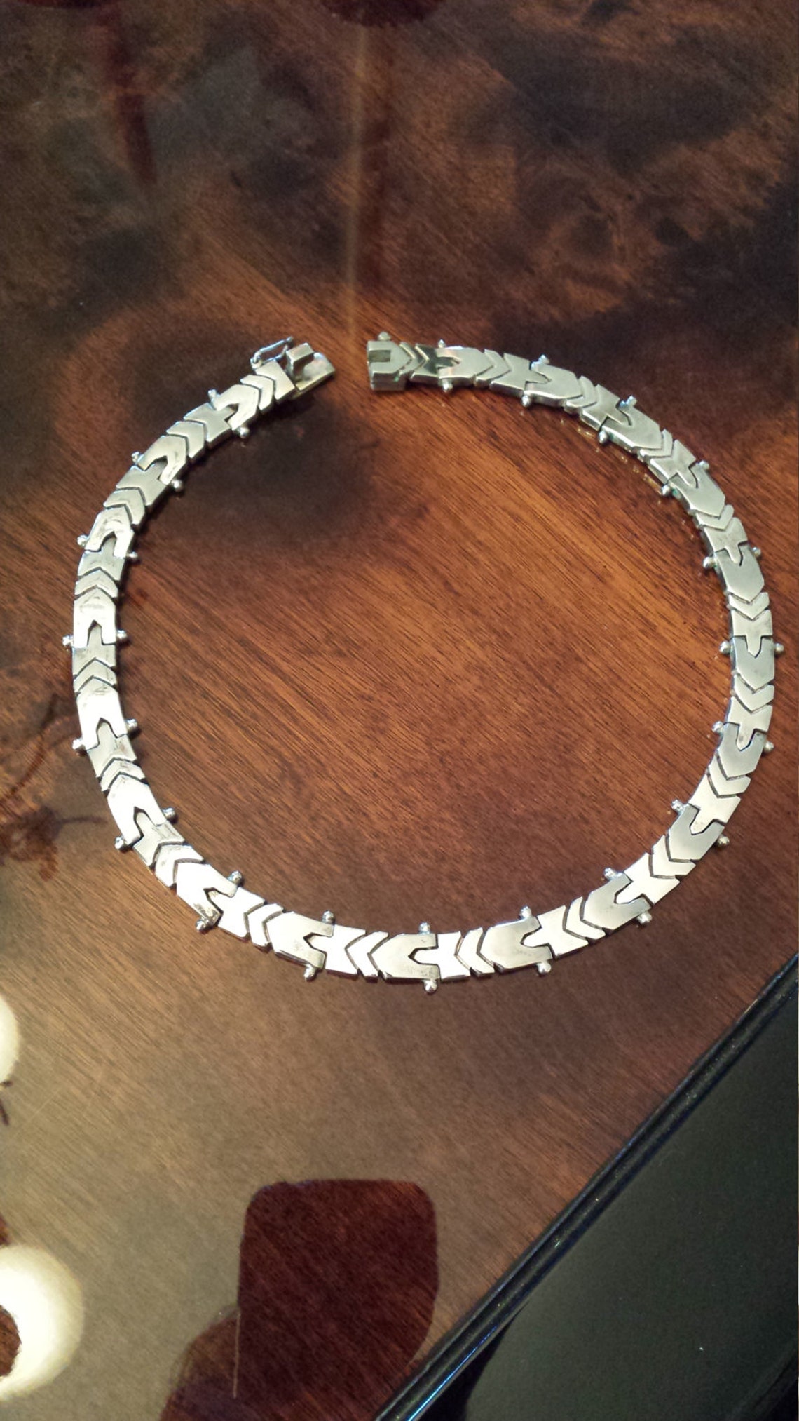 Sterling Silver 925 Mexico Necklace | Etsy