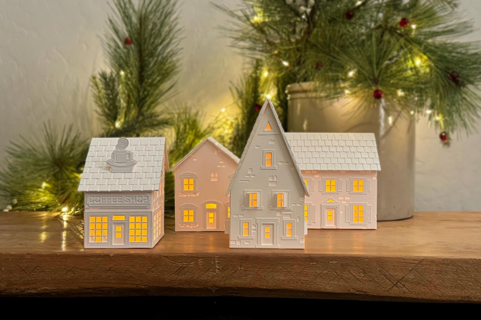 Set of Four Luminaries - Etsy