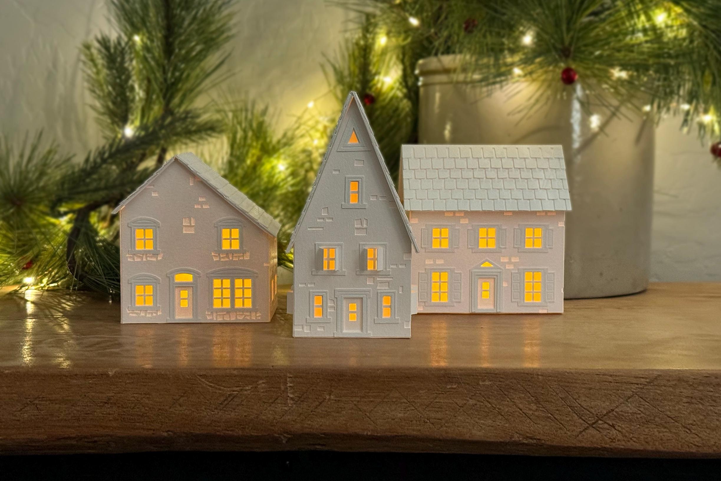 Set of Three Luminaries - Etsy