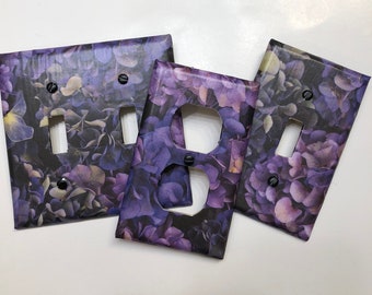 Purple outlet cover | Etsy