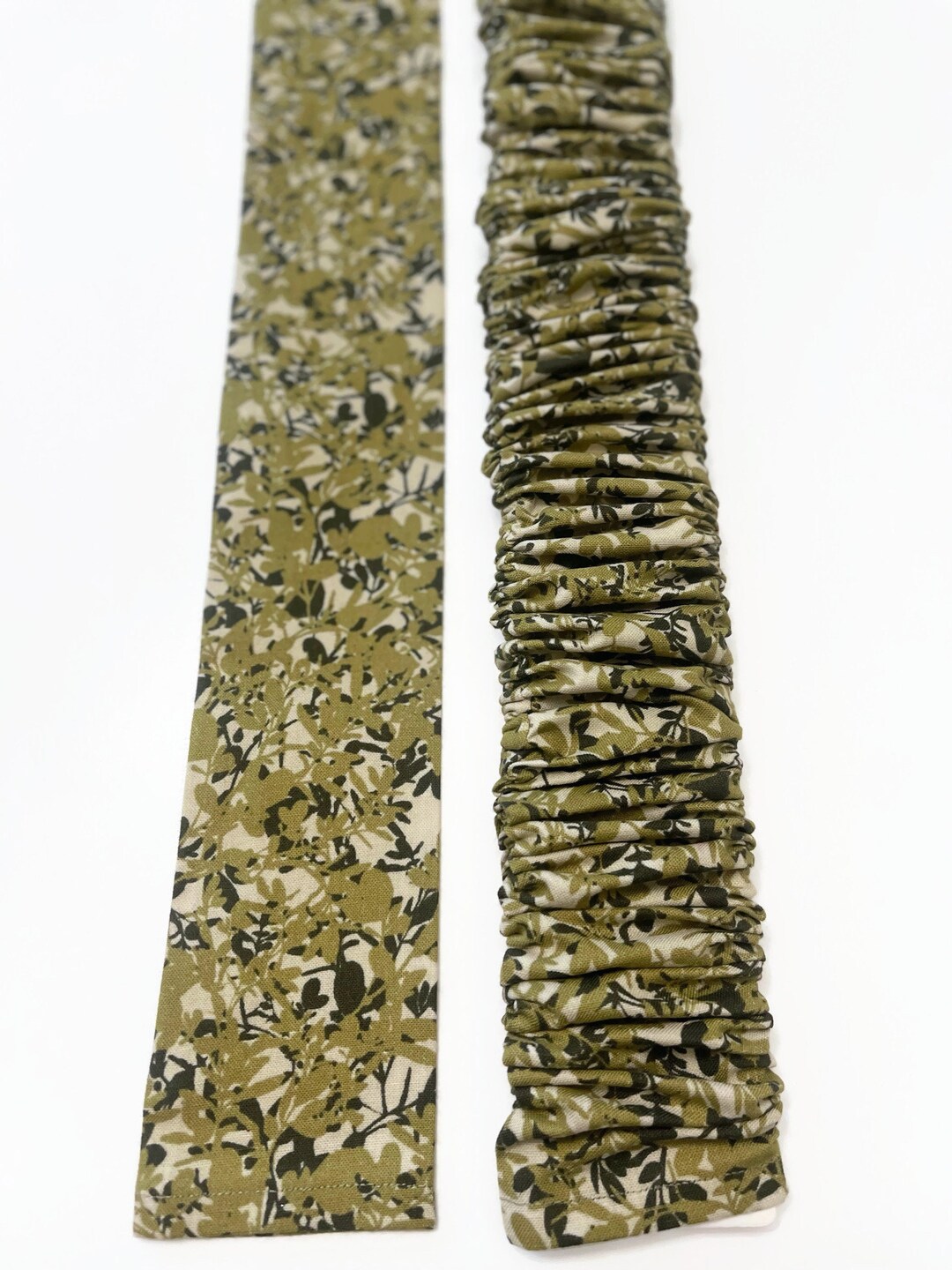 Slip On, Handmade Camouflage Garden Greens, Lamp Cord Covers, Fabric ...