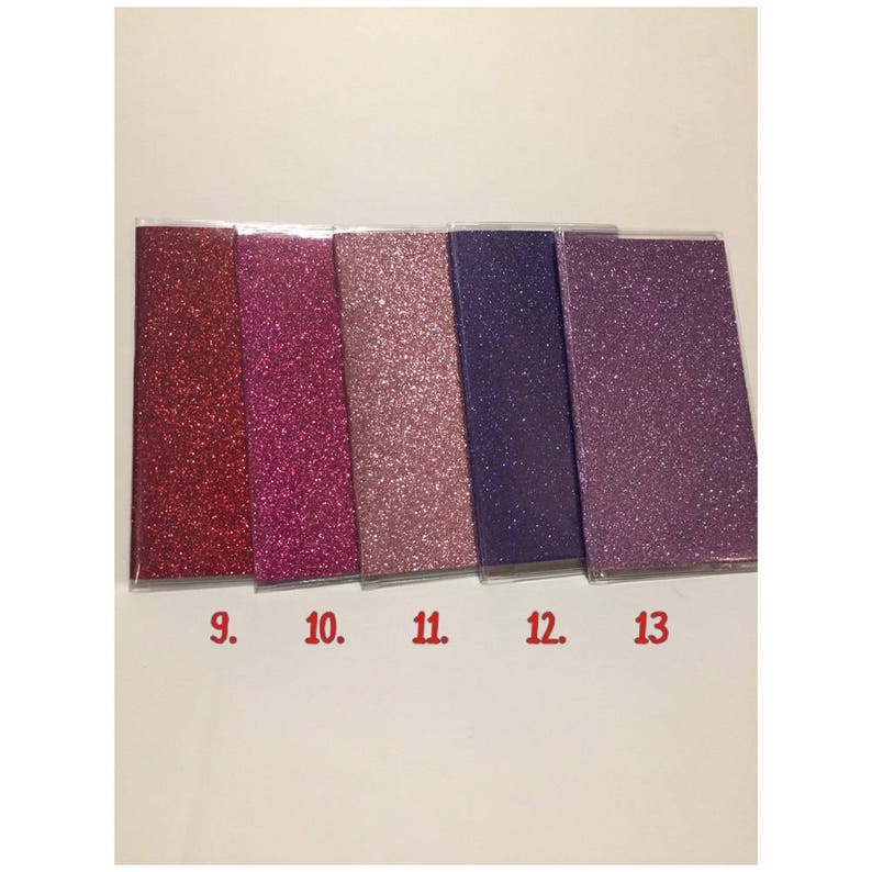 Bling Glitter - Clear Vinyl Checkbook Cover,duplicate or Single Checks ...