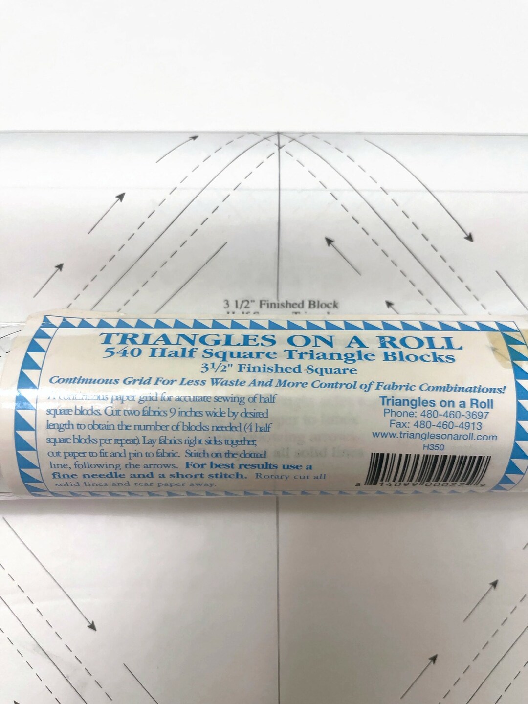 Triangles on a Roll - 3.5" Finished. Make Half Square Triangles - Easy ...