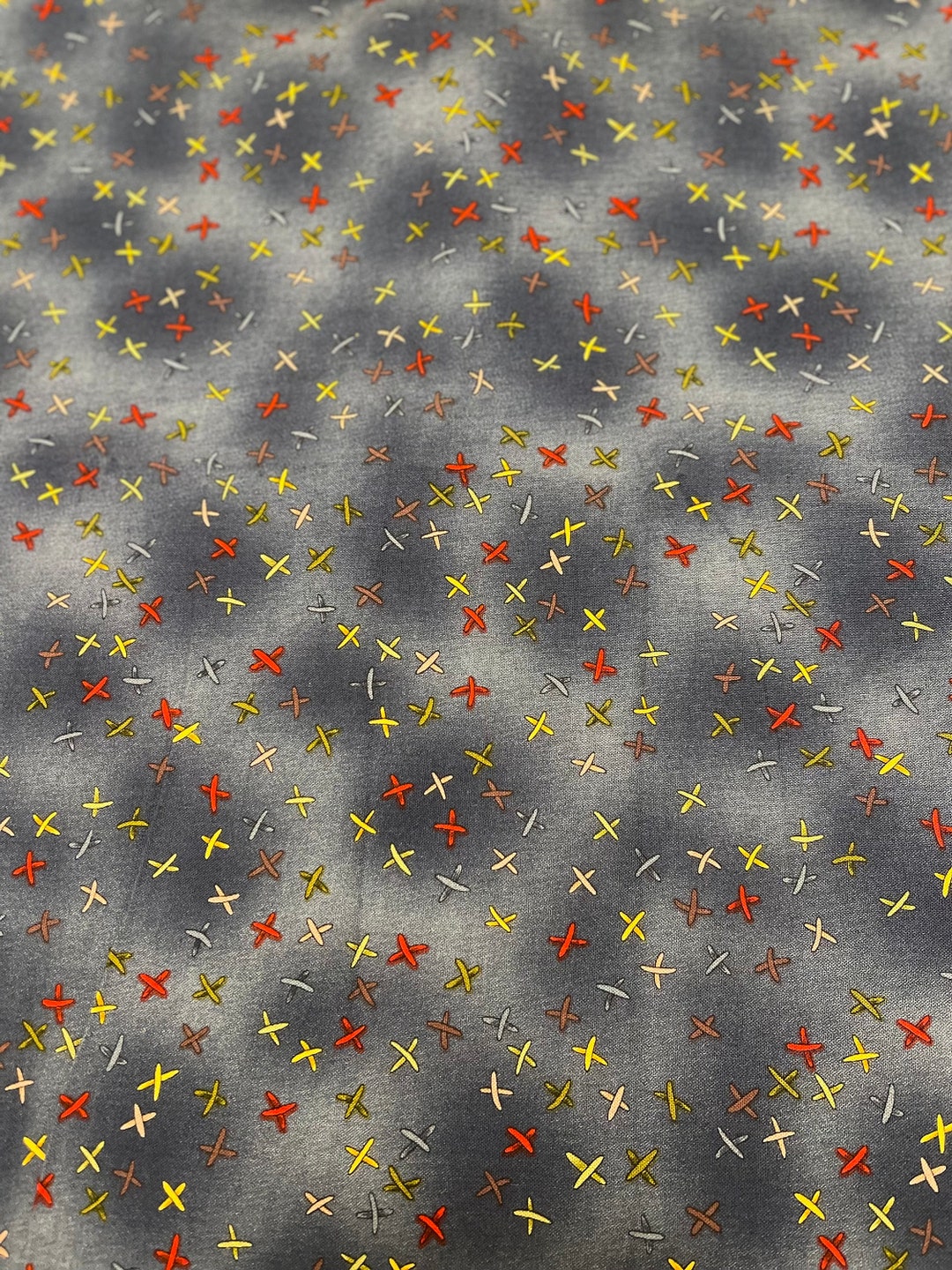 FABRIC ONLY by the YARD; off the Bolt; Unwashed-blue Quilting Bee by ...