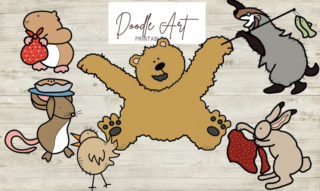 Bear and Friends Mega Clip Art Pack - Etsy