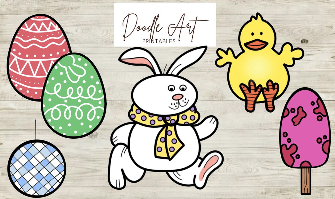 How to Catch the Easter Bunny Clip Art Pack - Etsy