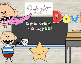 David Goes to School: Back to School Book Companion Activities ...