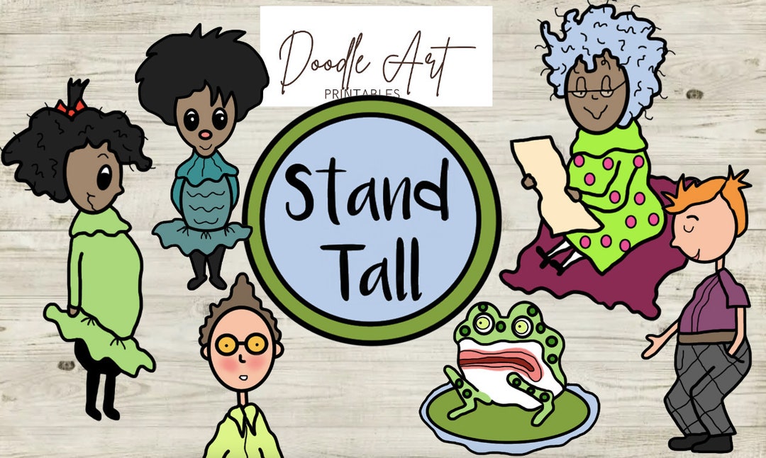 Stand Tall Clip Art Pack - Etsy