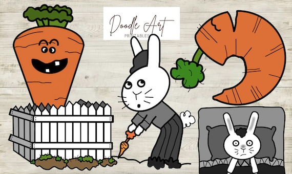 Creepy Carrots Clip Art Pack - Etsy