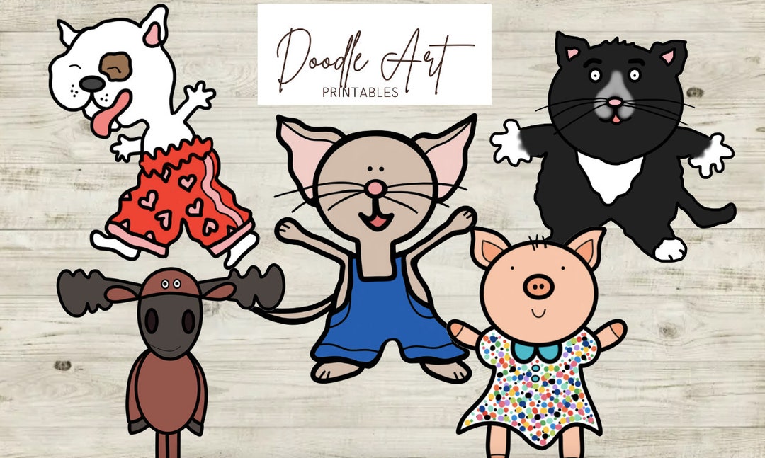 If You Give a Mouse Some Friends Clip Art Pack - Etsy