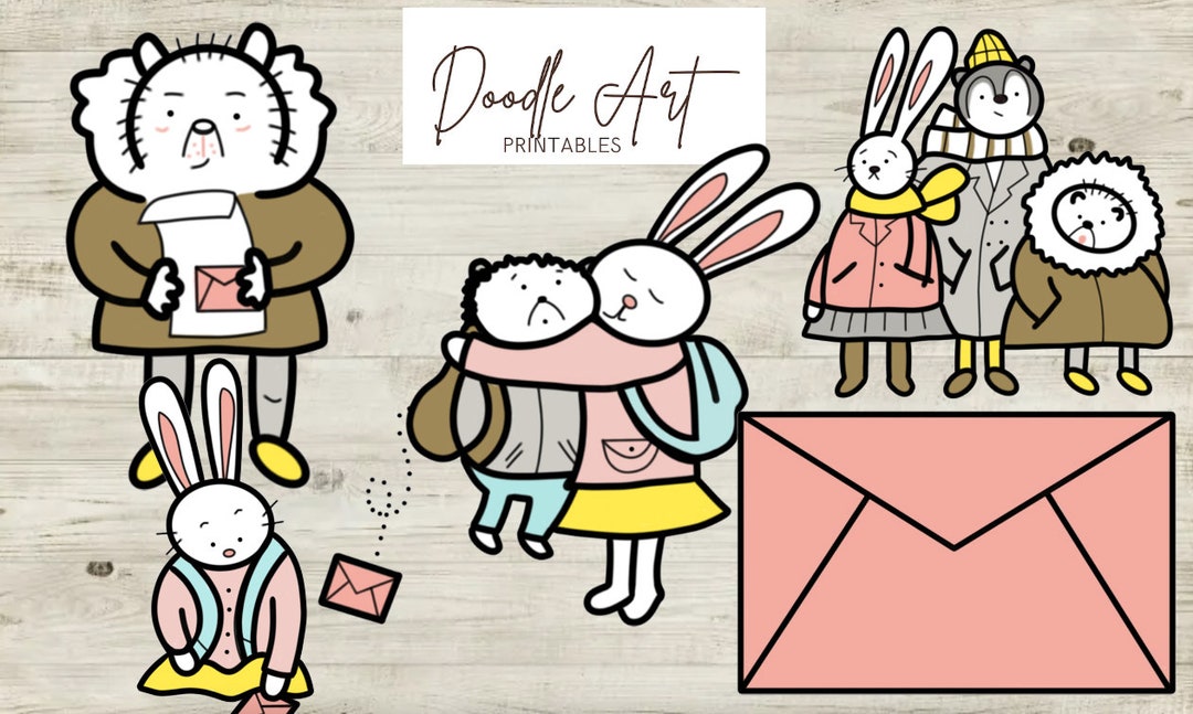 The Love Letter Clip Art Pack - Etsy