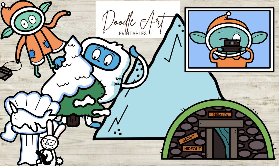 Yetis Are the Worst Clip Art Pack - Etsy