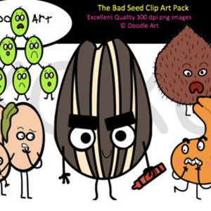 The Bad Seed Clip Art Pack - Etsy