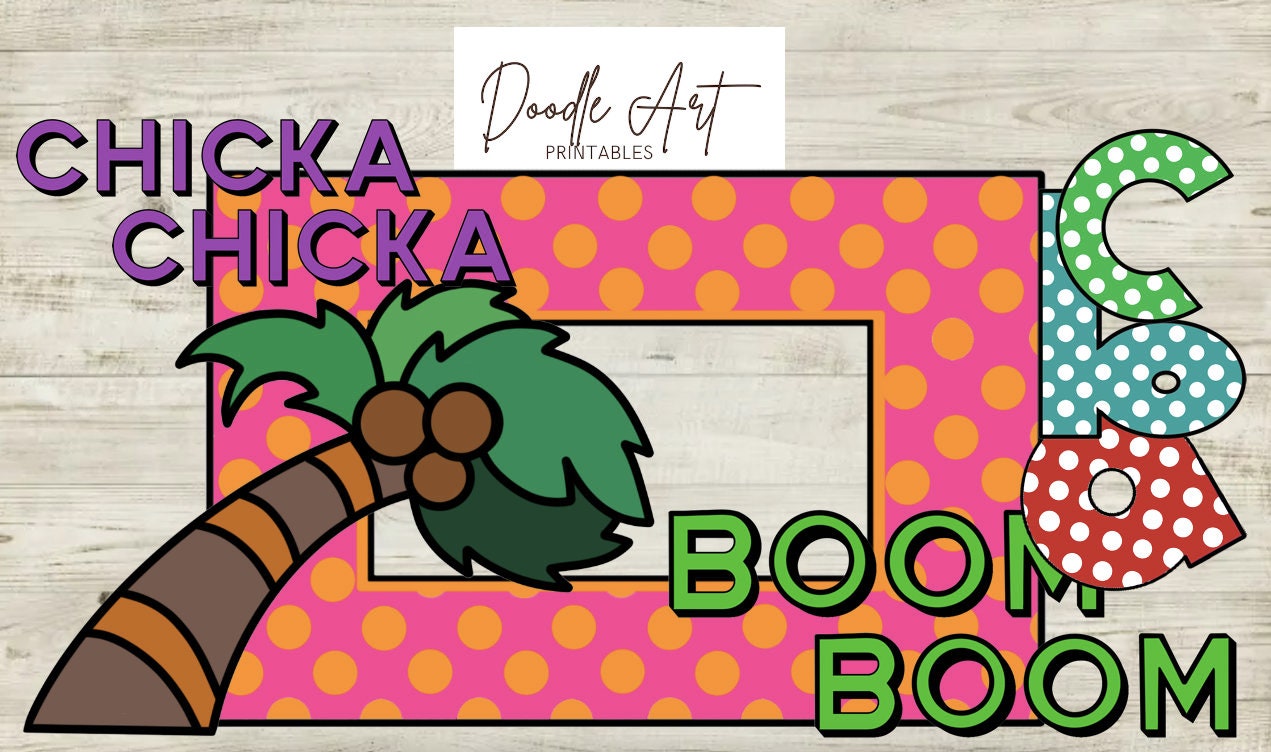 Chicka Chicka Boom Boom Clipart Pack Etsy New Zealand