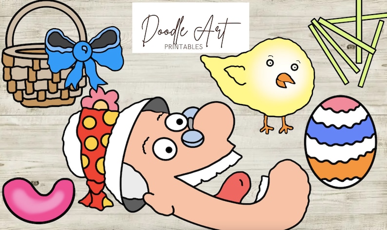 There Was an Old Lady Who Swallowed a Chick Clip Art Pack - Etsy