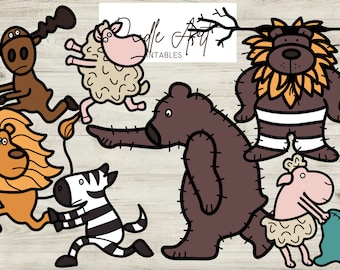 The Very Cranky Bear Felt Story Set - Etsy Australia