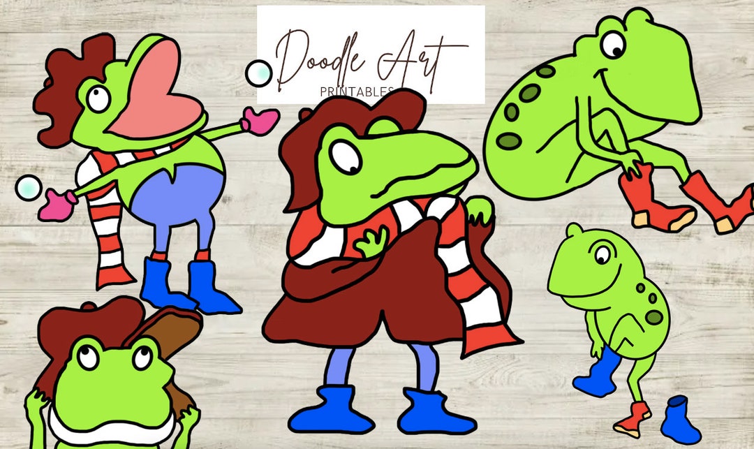 Froggy Clip Art Pack - Etsy