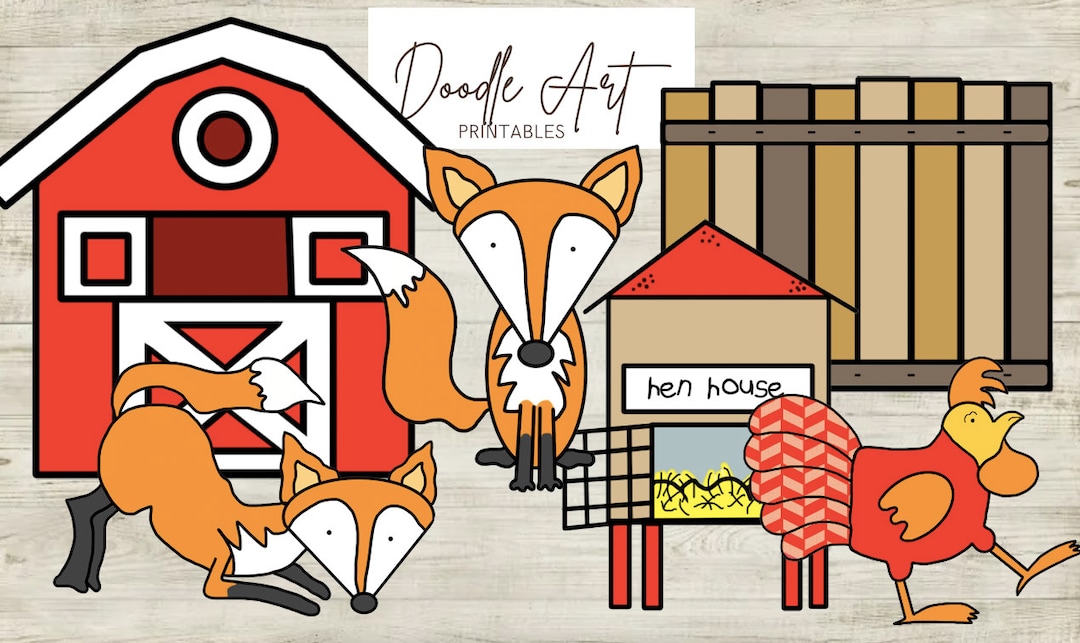 Rosie's Walk Clip Art Pack - Etsy