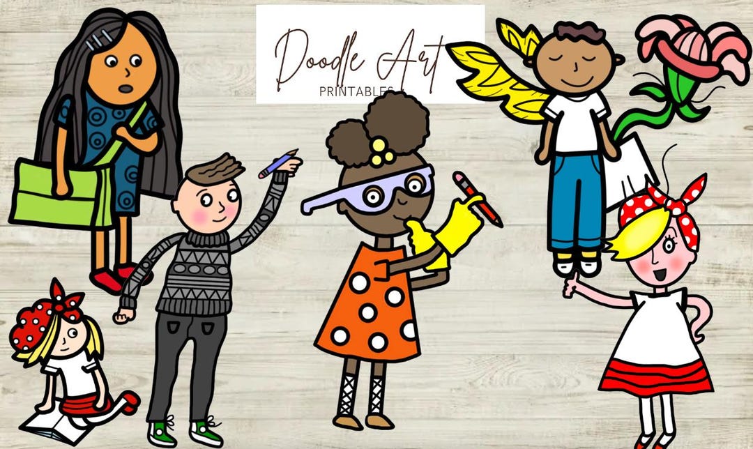 The Whiz Kids Clip Art Pack - Etsy